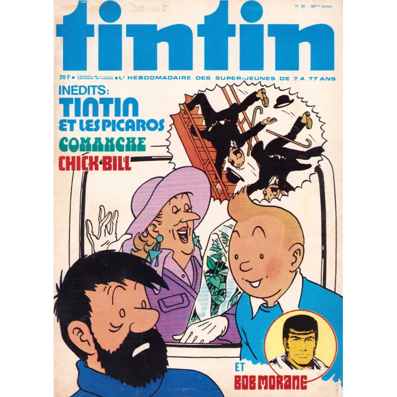 Tintin magazine (38 - 30e année) + dossier Hergé